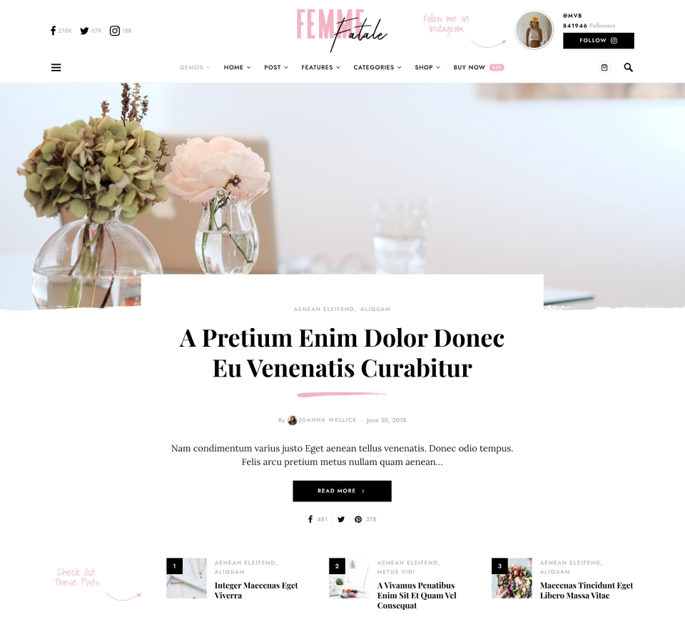 Overflow - Contemporary Blog & Magazine WordPress Theme