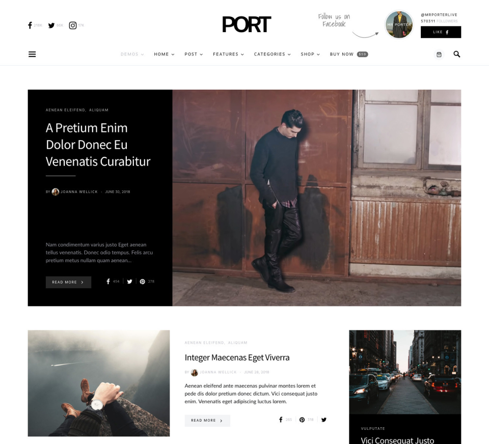 Overflow - Contemporary Blog & Magazine WordPress Theme